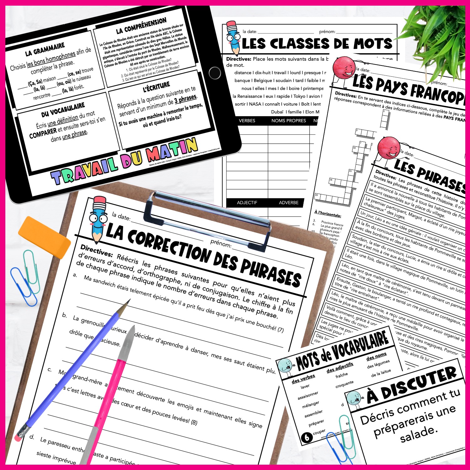 Subscription - Mme Christine - ressources françaises - French Resources