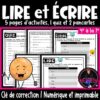 Les verbes LIRE et ÉCRIRE au présent de l'indicatif - Exercices et quiz ...